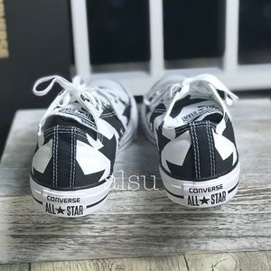 Converse | Shoes | Converse Advulc Big Star Print Bw W Authentic | Poshmark